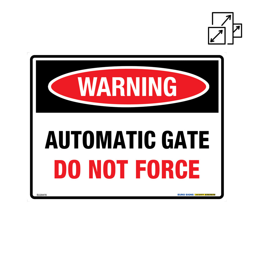 Warning — Euro Signs & Safety