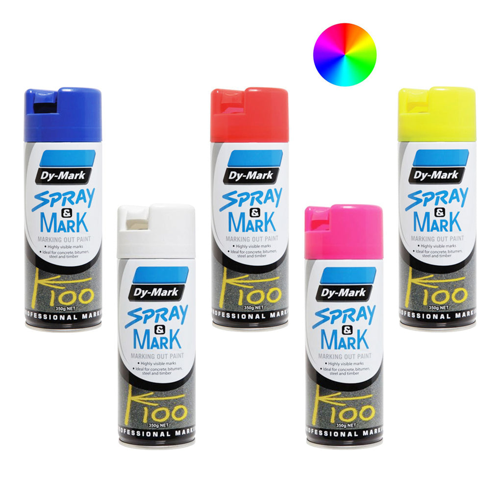 Paint SPRAY & MARK Dymark 350g — Euro Signs & Safety