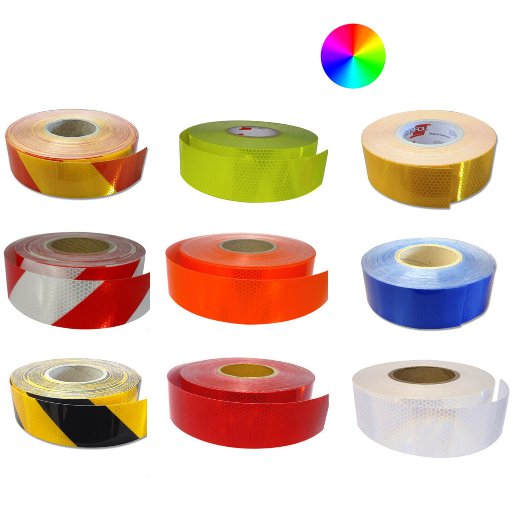 Tape reflective Class 1 reflective w50mm x Length 45.7metres — Euro ...