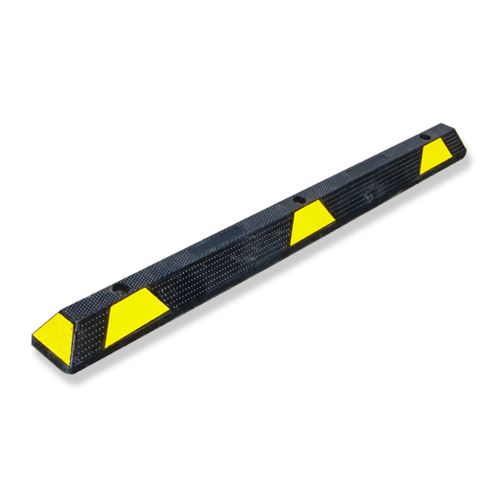 WL1650 Rubber Wheel Stops Blck/Ylw stripe - w150 x h100 x L1650mm ...