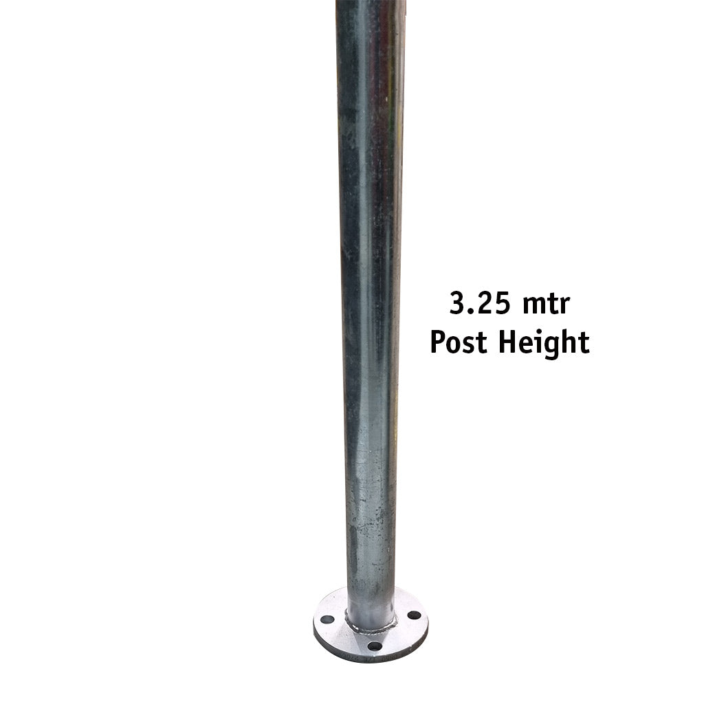 Post FITTING SURFACE MOUNT 3.25m with welded base — Euro Signs & Safety