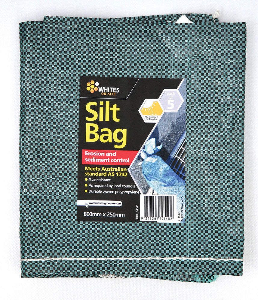 Silt Bags w250 x h800mm - Pack of 5 — Euro Signs & Safety