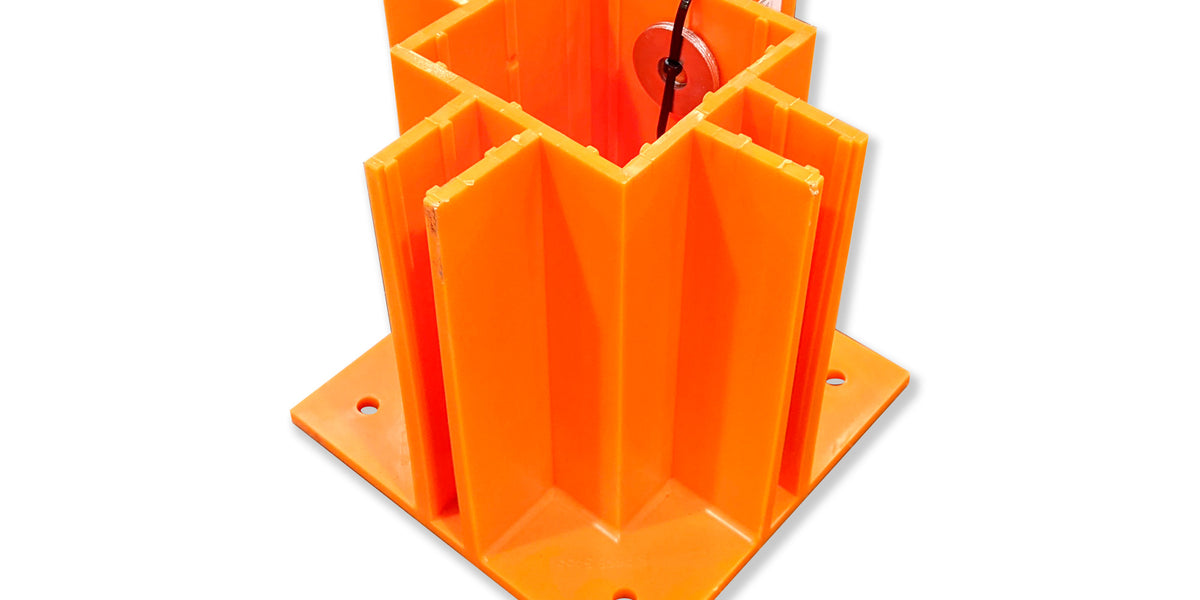 Hand Rail FITTING PLATE for temporary hand rail - w200 x l200 xh200mm ...