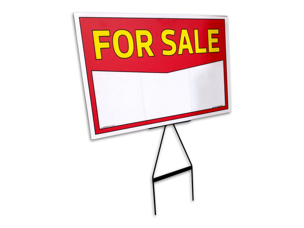 Frame H STAKE wire for 5mm CORF Signs max w600 x h600mm — Euro Signs ...