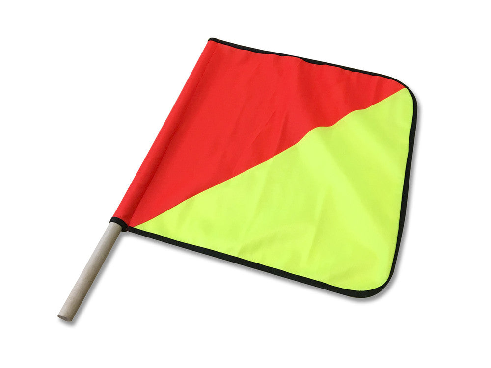 Flag Oversize Half Ylw/Half Org wth DOWEL - 450 x 450mm MATERIAL — Euro ...