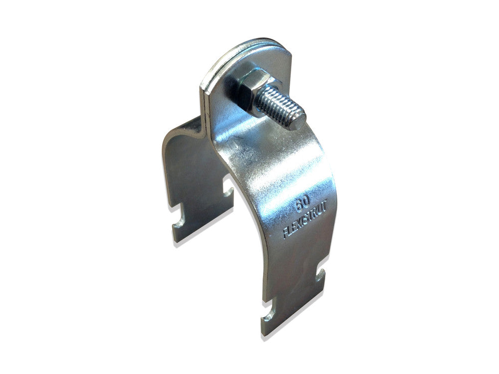 Clamp for Pipe to attach Unistrut Rib - 60mm Dia (50nb) — Euro Signs ...