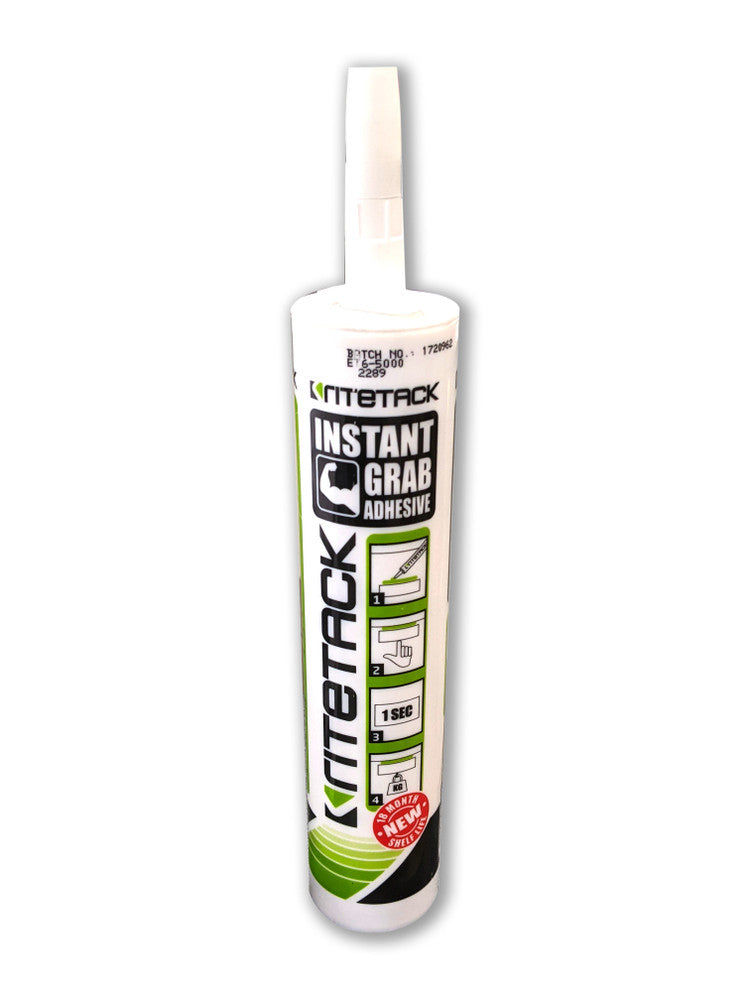 Adhesive instant grab RITETRACK white 290ml — Euro Signs & Safety